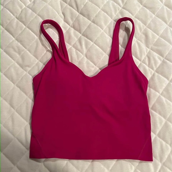lululemon athletica | Tops | Sonic Pink Align Tank | Poshmark